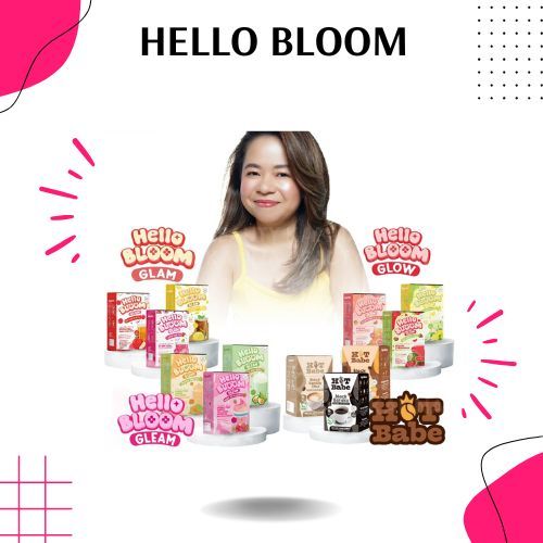 Hello Bloom Glam Gleam Glow Hot babe | Shopee Philippines