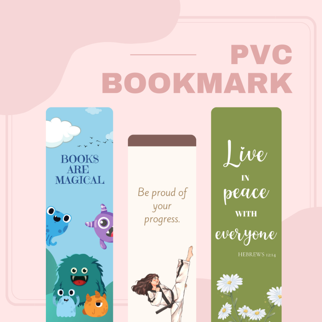 PVC Bookmarks | Personalized | Customized | Waterproof Bookmarks ...