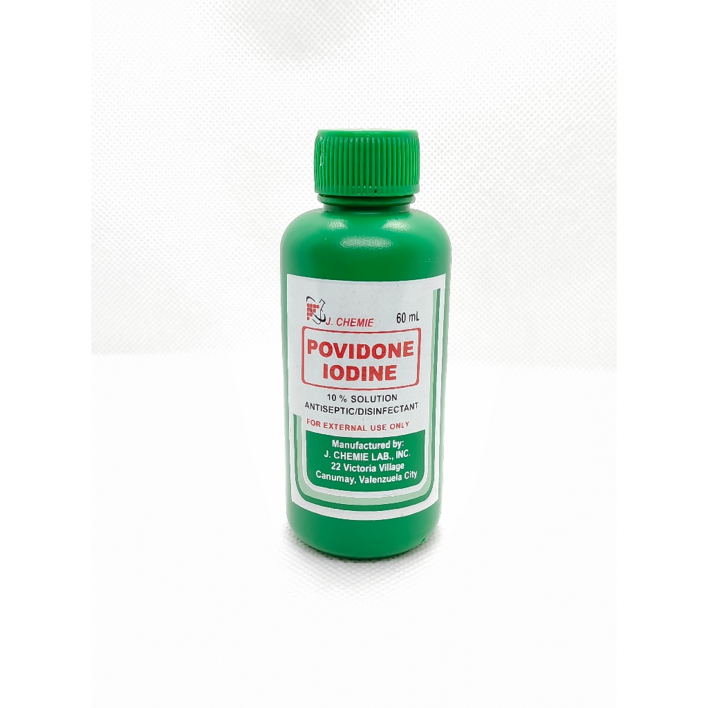 J. Chemie 10% Povidone Iodine Solution – Antiseptic & Disinfectant for ...