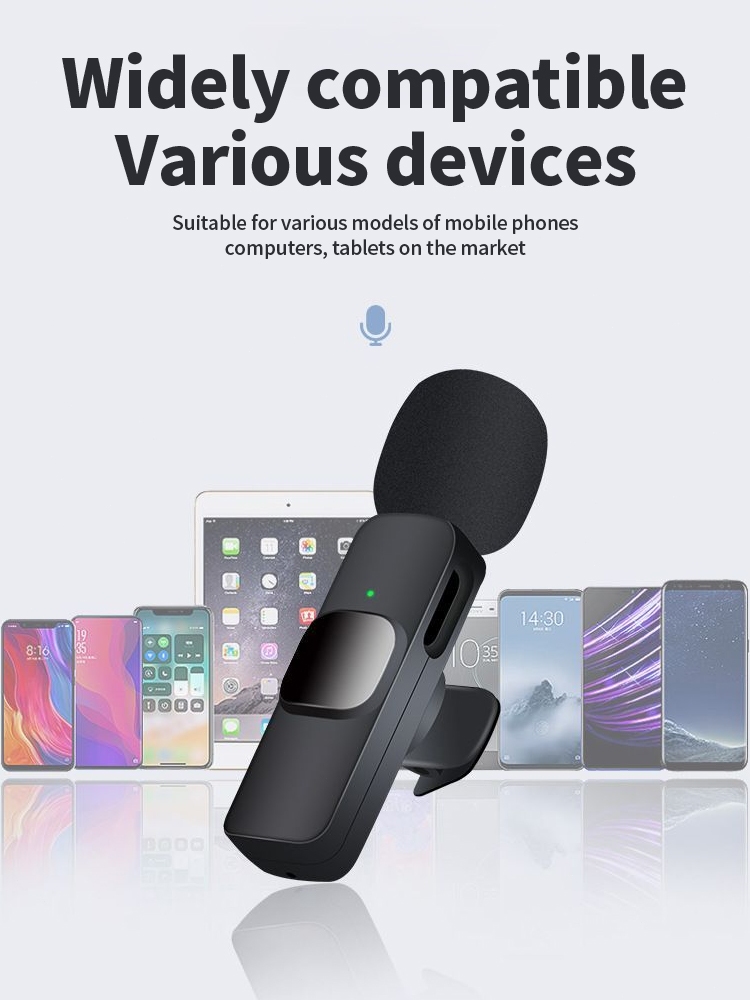 ICON K9 Wireless Lavalier Microphone for videoke Network Video Shooting ...