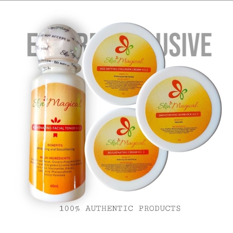 Skin Magical Set2 Individual (Tingi) Sunblock 10g, Rejuv Cream 10g, Age ...