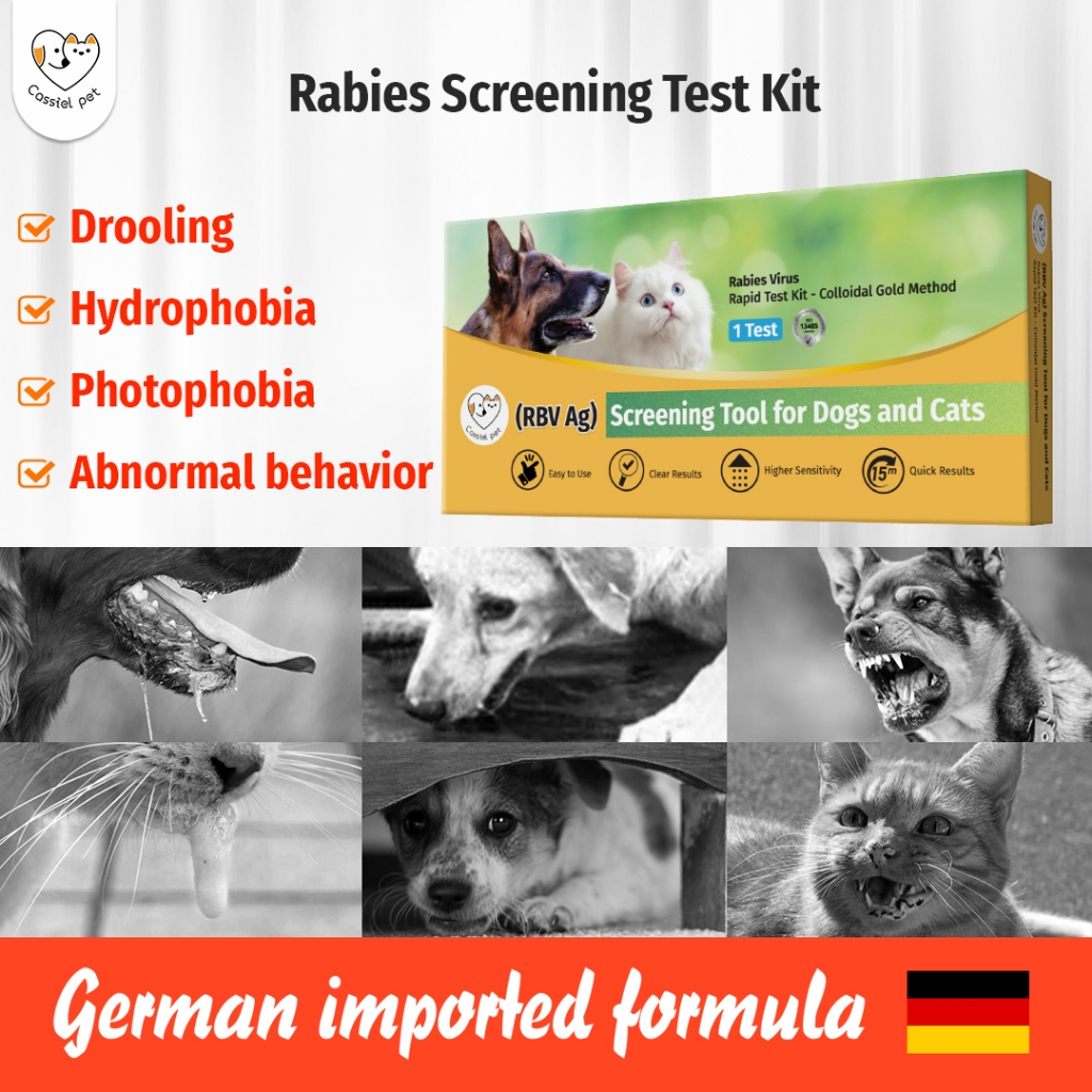 Cassiel Pet Test Kit RBV Test Paper Rabies Virus Rapid Test For RABIES ...