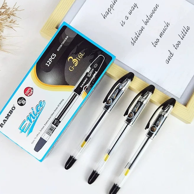 1box/12pcs Neutral pen signature pen student special pen office neutral ...