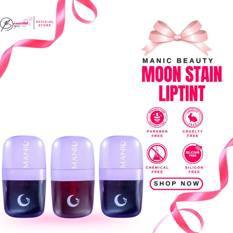 MANIC BEAUTY Moon Stain Lip Tint 5ml – Long-Lasting, Lightweight ...