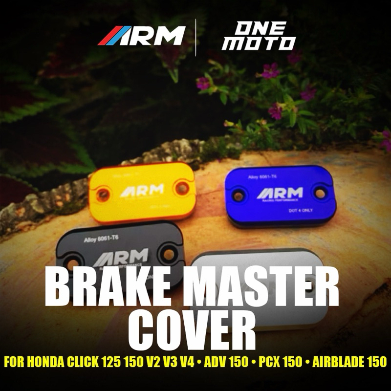 ARM ALUMINUM BRAKE MASTER COVER (Honda 125/150 Series) | Shopee Philippines