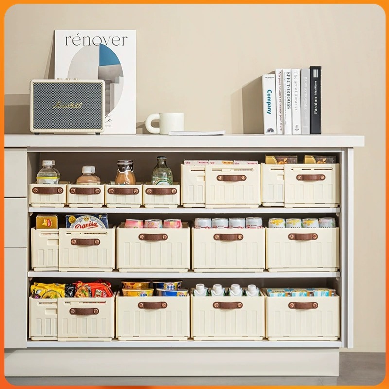 Retractable Storage Box Drawer Stackable Household Cabinet Organizer ...