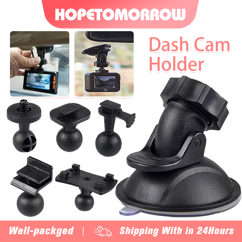 Dash Cam Mount, Suction Cup Dash Camera Mount Holder with 5pcs Joints ...