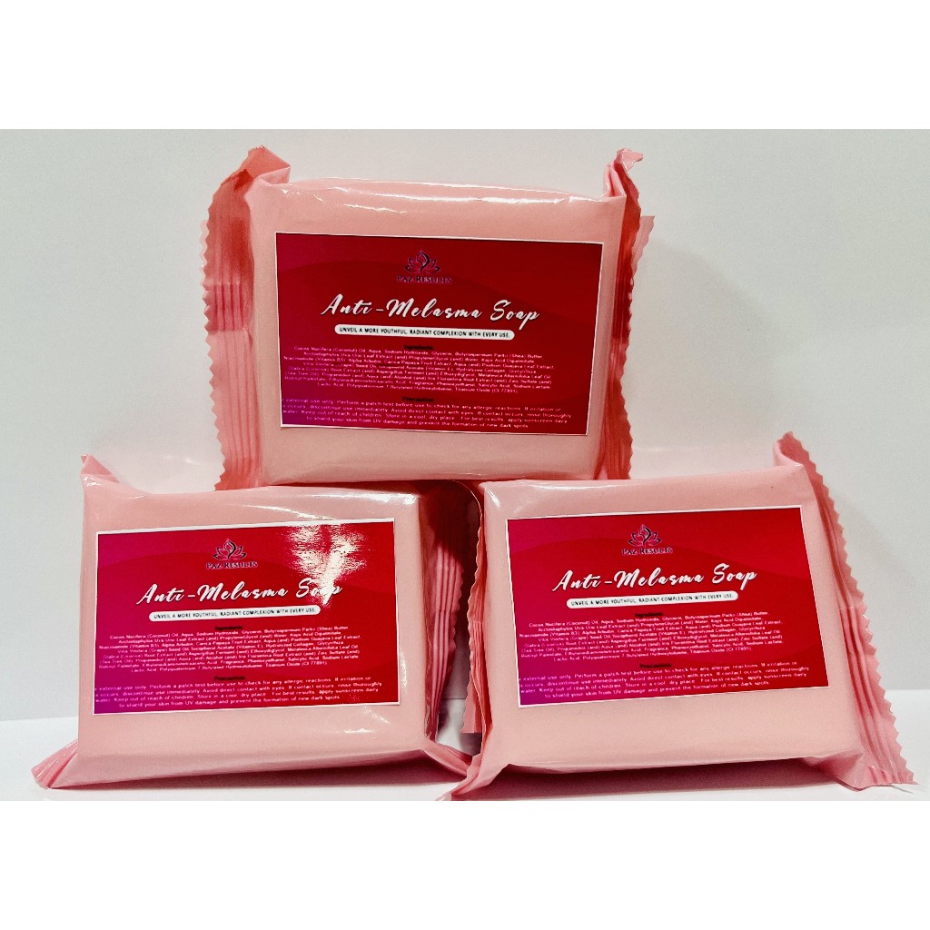 ANTI-MELASMA SOAP WITH NIACINAMIDE,TAWAS AND GLUTA 100% ORIGINAL 3 for ...