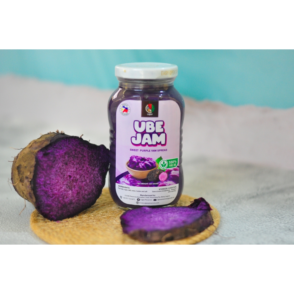 Ube Jam (Sweet Purple Yam Spread) 12oz and 32 oz by CAJJAE Preserves ...