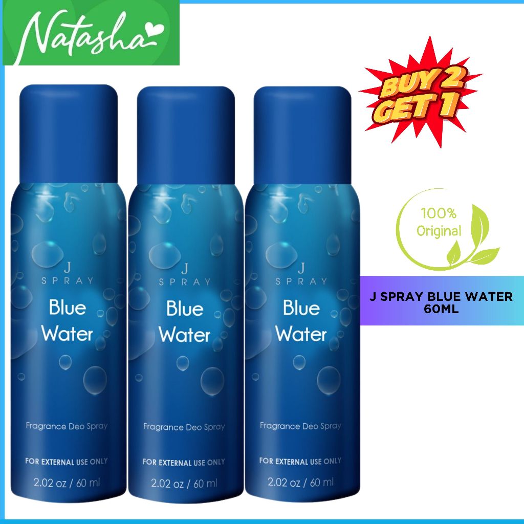 J Spray Buy 2 take 1 Blue Water Fragrance Deo Body Spray 60ml | Shopee ...