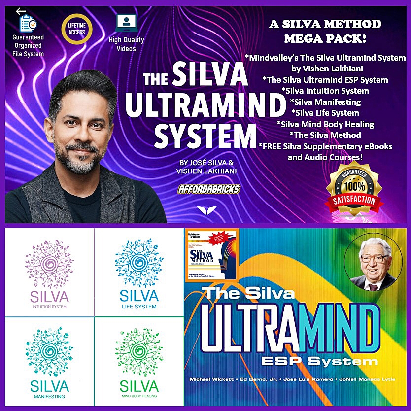 The Silva Ultramind System by Mindvalley with Laura Silva Audio Programs Mega Bundle Complete ...