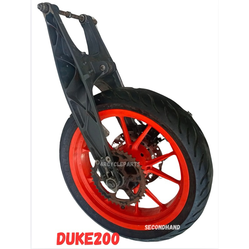 KTM DUKE200 Swing arm Assembly Set Secondhand Genuine | Shopee Philippines