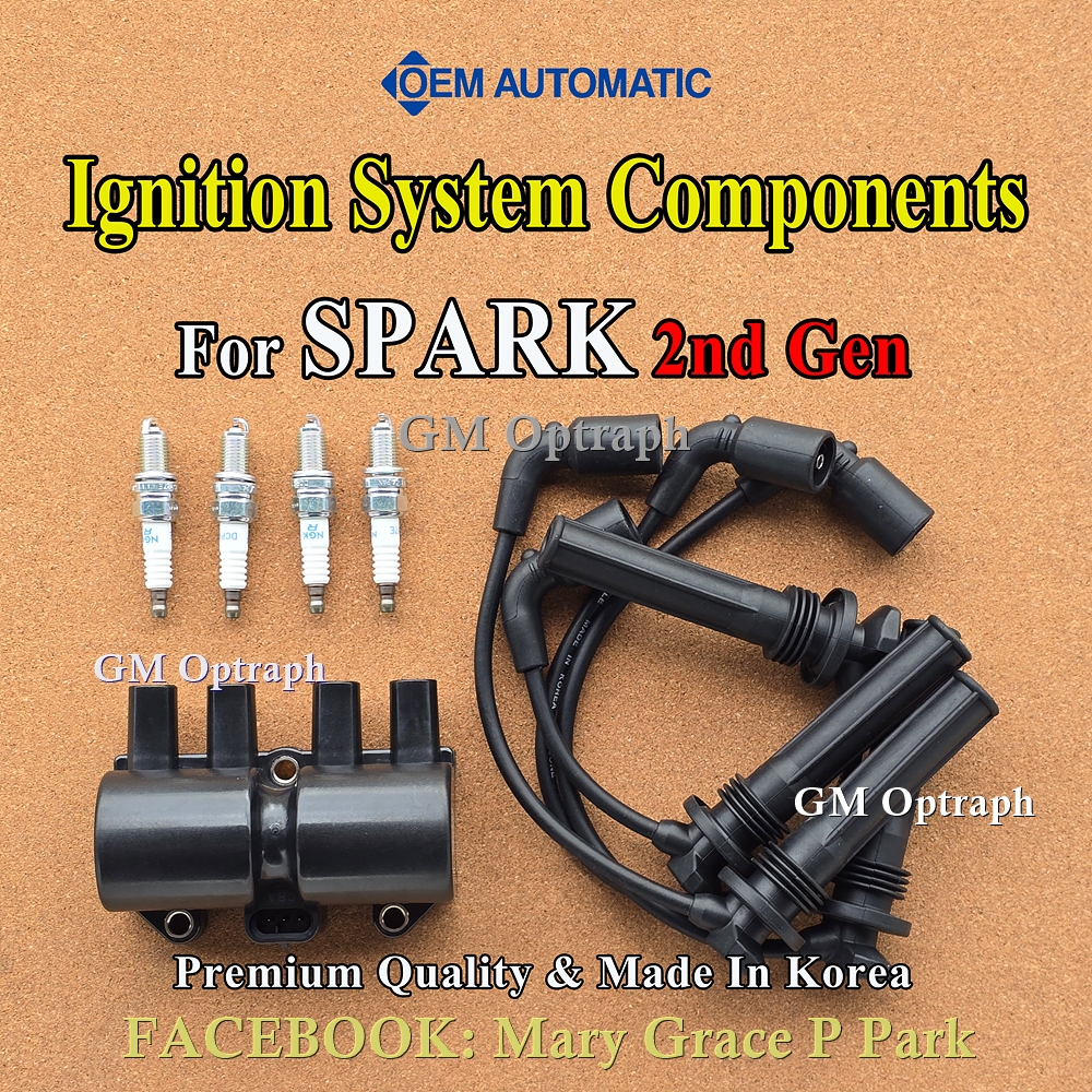 SPARK 2nd Gen 2010~15 25182496 IGNITION COIL 28290021 HIGH TENSION ...