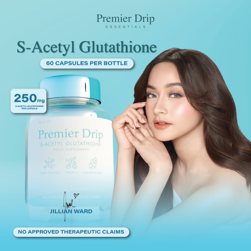 Premier Drip S-Acetyl Glutathione SOLO 60 Caps | Skin Brightening, Antioxidant & Wellness ...