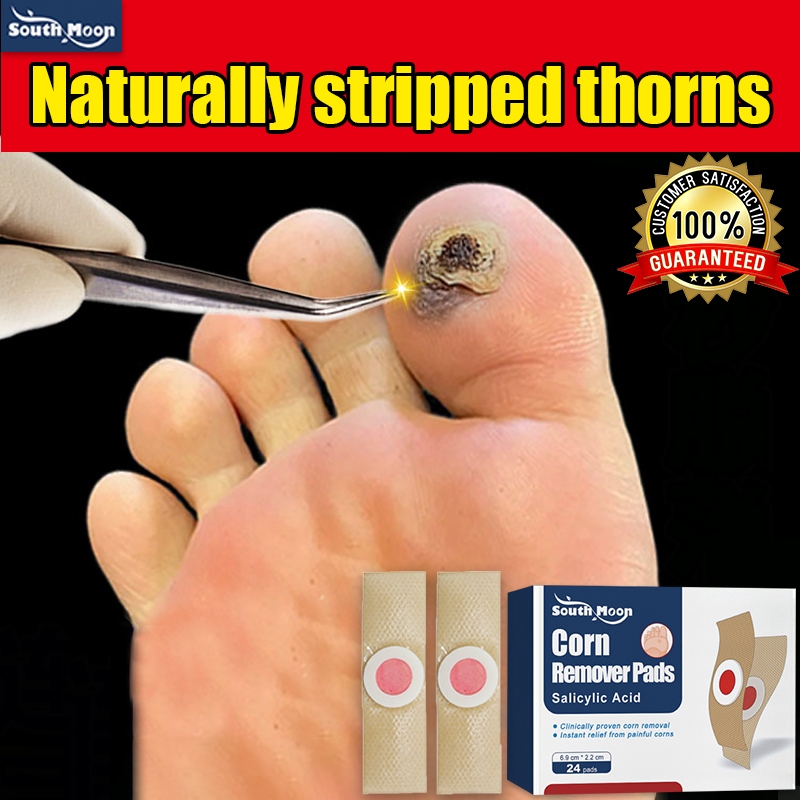 24pcs Foot Corns Remover Patch Wart Treatment Toe Callus Corn Remover ...