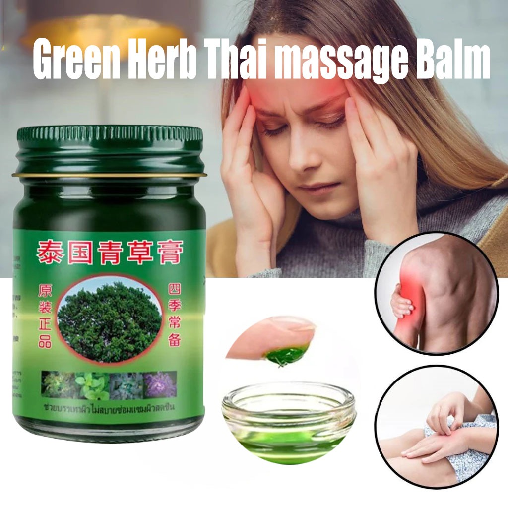 Green Thai Herb Balm (Herbal Inhalers, Soothing balm, for skin ...
