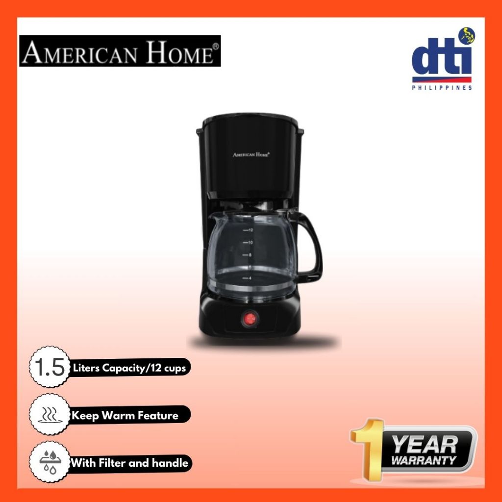 American Home ACM-NF2415LB Coffee Maker 1.5L | Shopee Philippines
