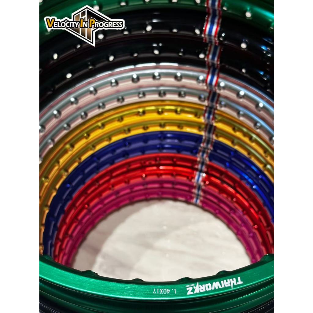 Thaiworkz Rim Pair (2pcs) Made in Thailand (930 GRAMS) 1.20x17/ 1.40x17 ...