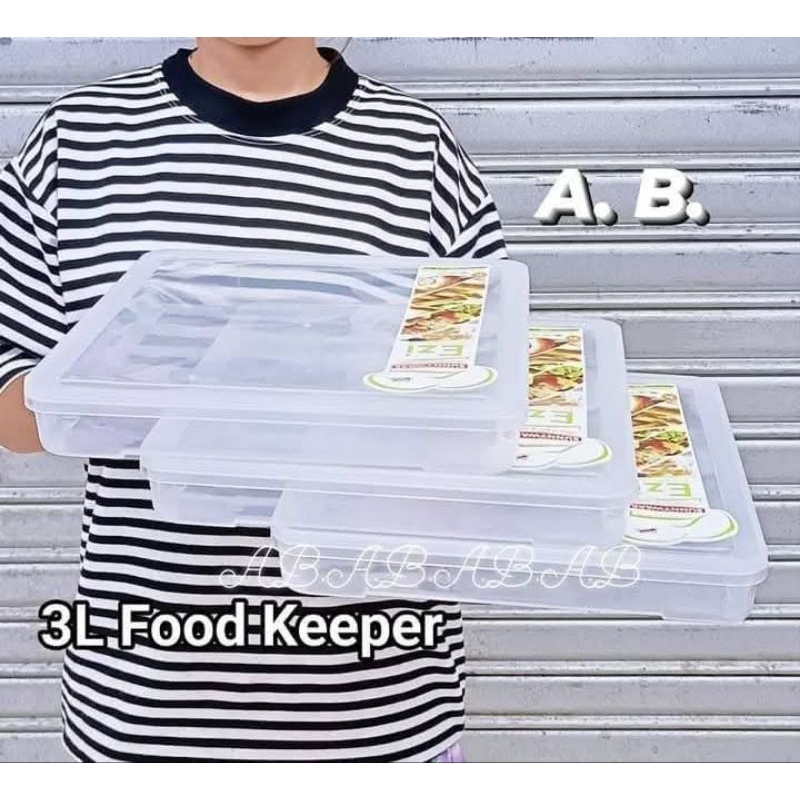(3pcs)3 LITER sunny ware Greham food keeper/food plastic sealed storage ...