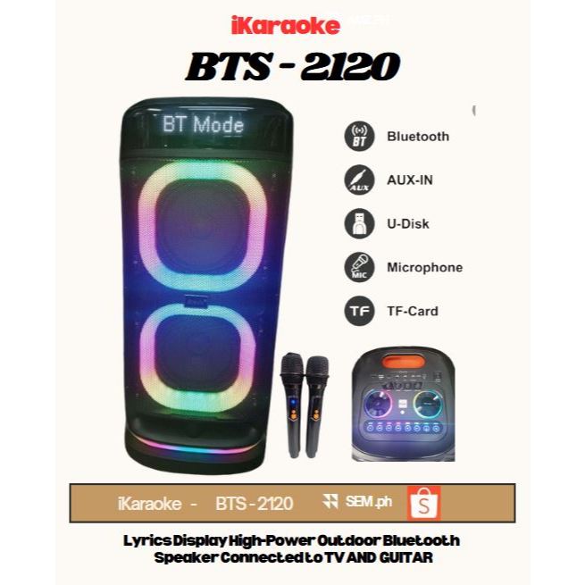 BTS-2120 Brodu Subwoofer Bluetooth Speaker Lyrics display Rechargeable ...