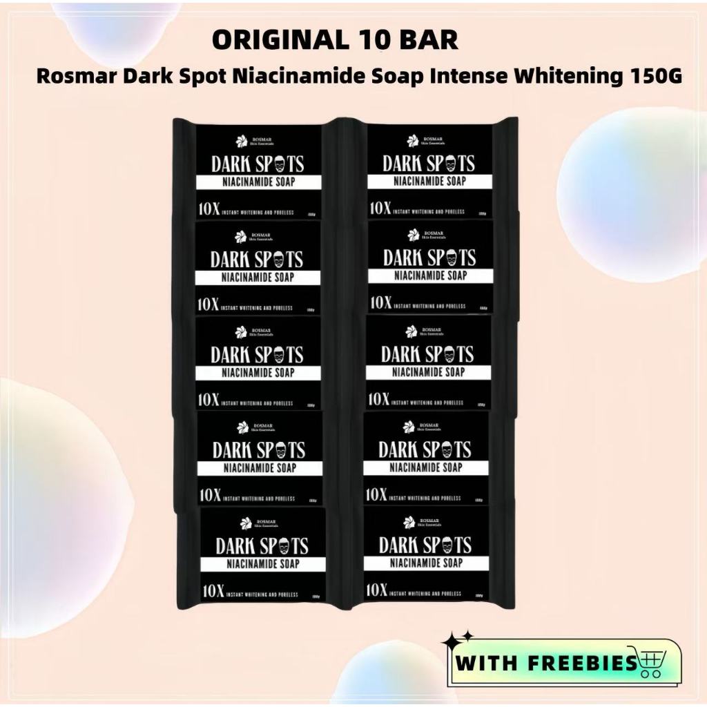 magandacherry ORIGINAL ROSMAR 10 BAR Rosmar Dark Spot Niacinamide Soap ...