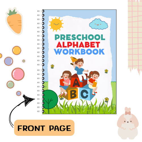 PRESCHOOL ALPHABET WORKBOOK | Learn your ABCs | A5 Size | Spring Bind ...