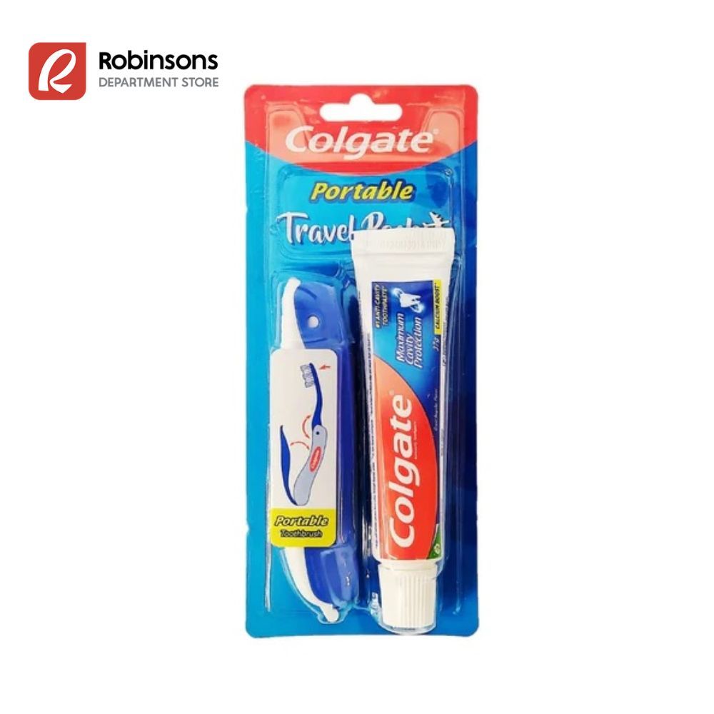 Colgate Portable Toothbrush with Free Colgate Great Regular Flavor 25mL ...