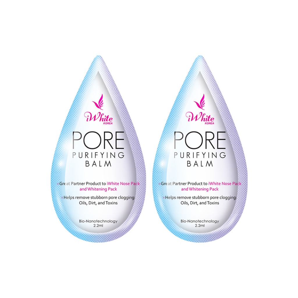 iWhite Korea Pore Purifying Balm Sachet 2.2ml Bundle of 2 - Not for ...