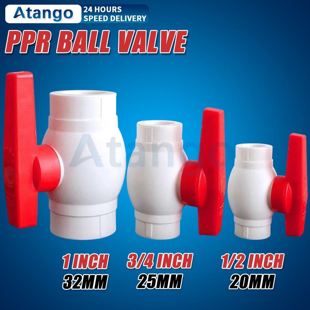 PPR Fittings Wholesale PPR Ball Valve 1/2" 3/4" 1" PPR Stop Valve ...