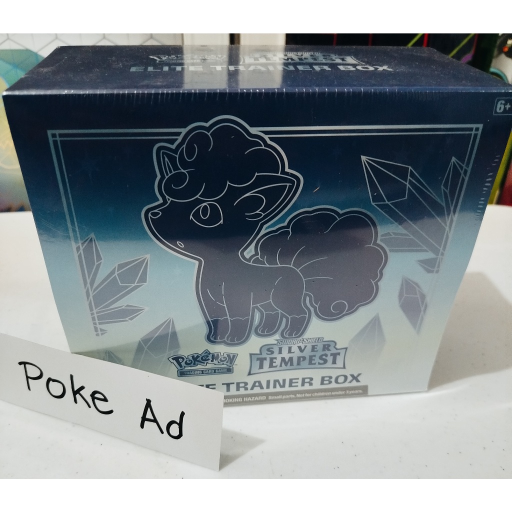 Pokemon TCG Scarlet & Violet: Silver Tempest Sealed Elite Trainer Box ...
