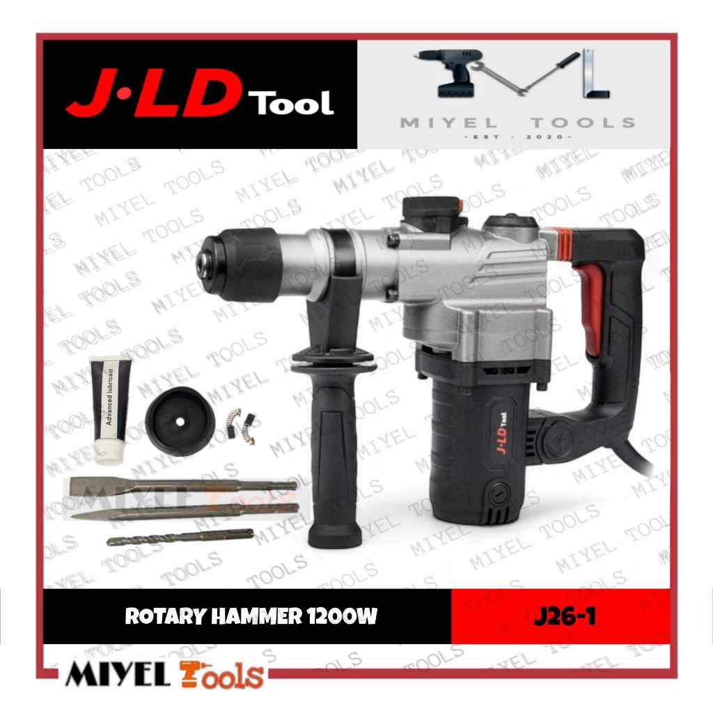 JLD Tool 1200W Rotary Hammer J26-1 | Shopee Philippines
