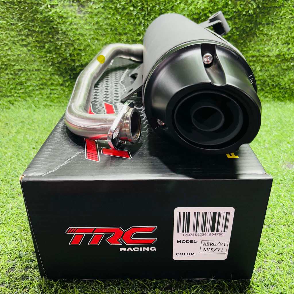 TRC POWER PIPE SPRING TYPE BLACK 1728 AEROX V1 | Shopee Philippines