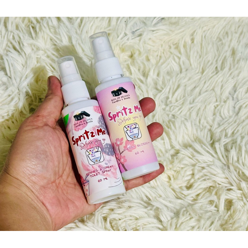 Spritz Me (toilet spray / poop spray / odor buster) 60ml / 250ml Refill ...