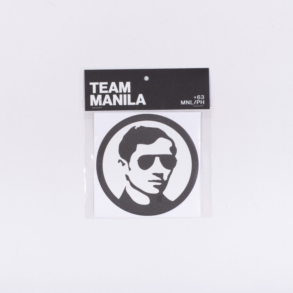 TEAM MANILA LOGO STICKER BLACK | Shopee Philippines