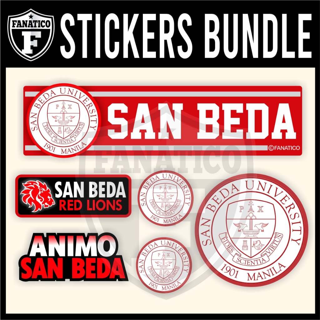 FANATICO San Beda University Red Lions Waterproof Outdoor Vinyl ...