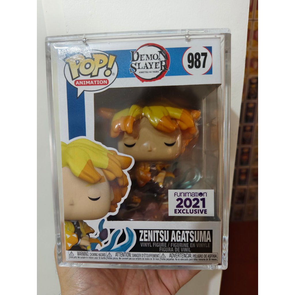 Funko POP Animation: Demon Slayer - 987 Zenitsu Agatsuma Funimation ...