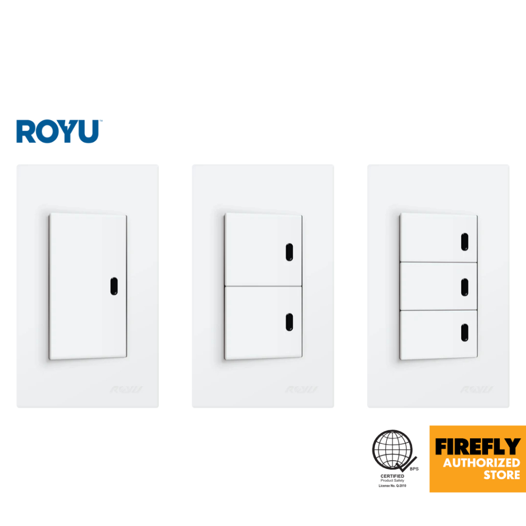 Royu Wide Series Switch with LED Sets | Shopee Philippines