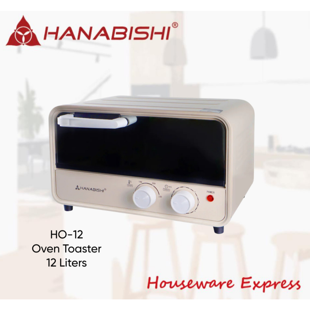 Hanabishi HO12 Oven Toaster 12 Liters HO-12 (Houseware Express ...