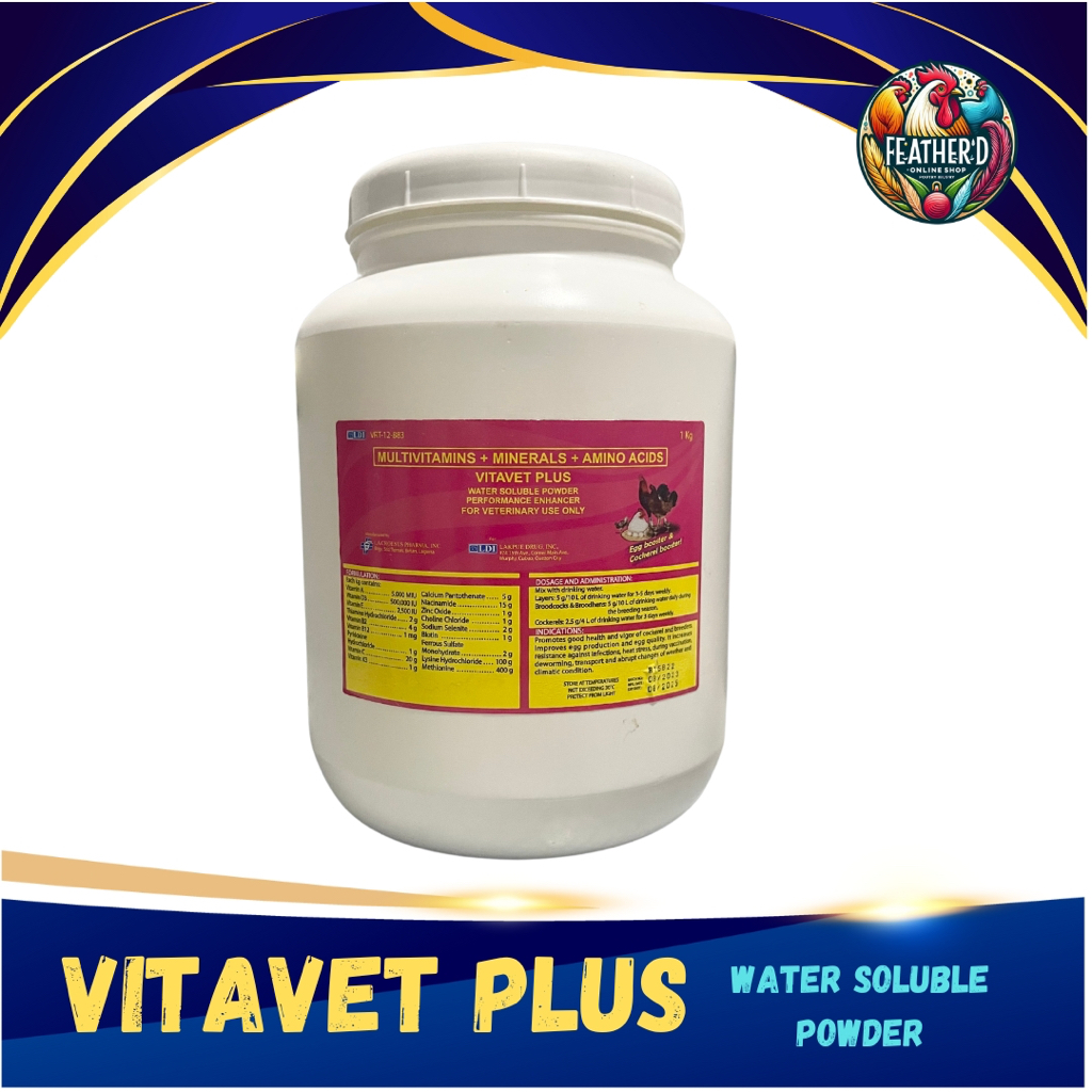 VITAVET PLUS Multivitamins+Minerals+Amino Acids 1kg (FOR ANIMAL USE ...