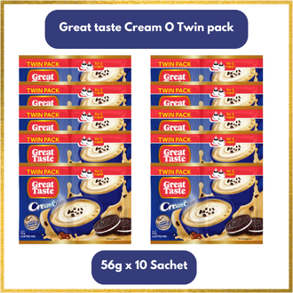 Great Taste Cream-O Coffee Mix Twin Pack (56g x 10) | Shopee Philippines