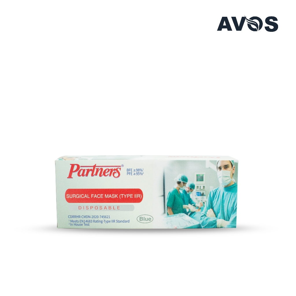 PARTNERS Surgical Face Mask Type IIR | Shopee Philippines