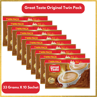 5 x Great Taste Original 3-in-1 Twin Pack (33g x 10) | Shopee Philippines