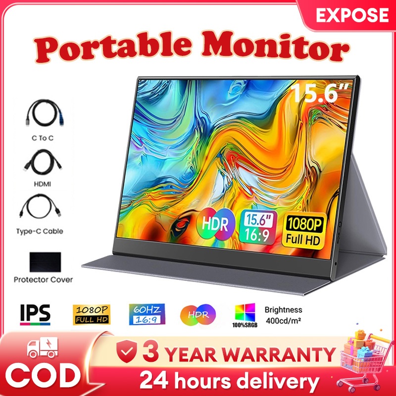 Expose Portable Monitor Touch Screen for Laptop Extender Stand Speaker ...