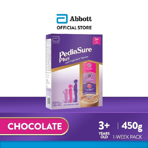 Pediasure Plus 3+ Chocolate 450g for Kids Above 3 Years Old Powdered Milk Drink | Shopee Philippines