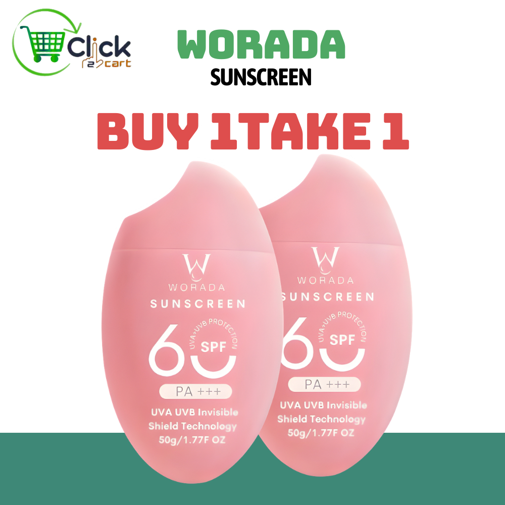 WORADA SPF60 Face Sunscreen 50g Sunblock Whitening Cream Long Lasting ...