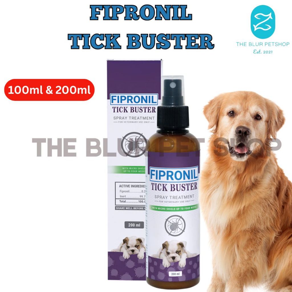 200ml Tick Buster Anti Tick Fipronil Spray Treatment Anti Fleas Ticks ...