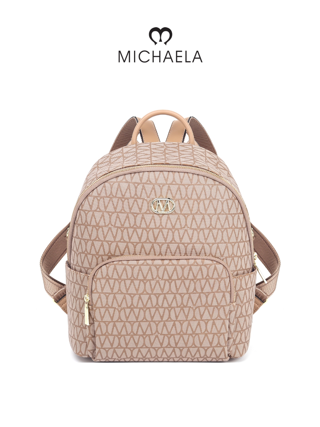 MICHAELA Trendy Letter Backpack Sophisticated Spacious for Women ...
