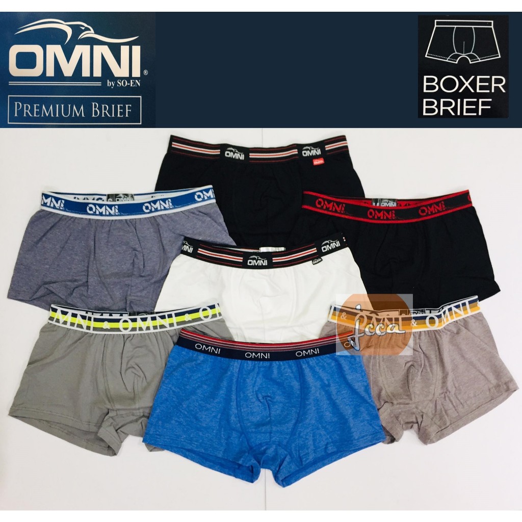 OMNI Lycra Boxer Brief (One piece per pack) | Shopee Philippines