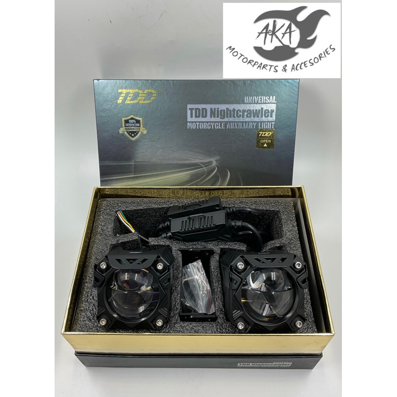 TDD-4730 HEADLIGHT NIGHTCRAWLER MOTORCYCLE AUXILIARY LIGHT 50W ...