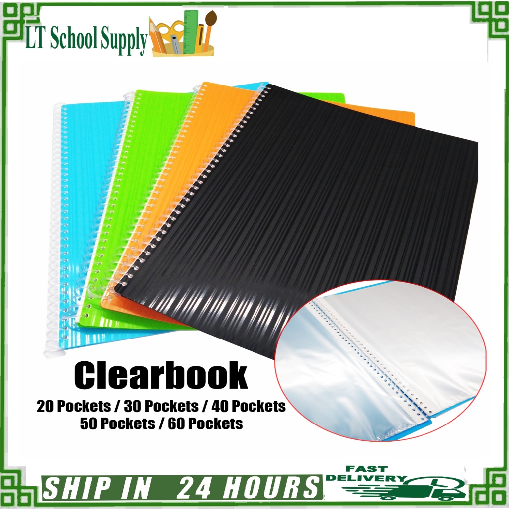 DGG Refillable Clearbook Display book Size A4 | Shopee Philippines